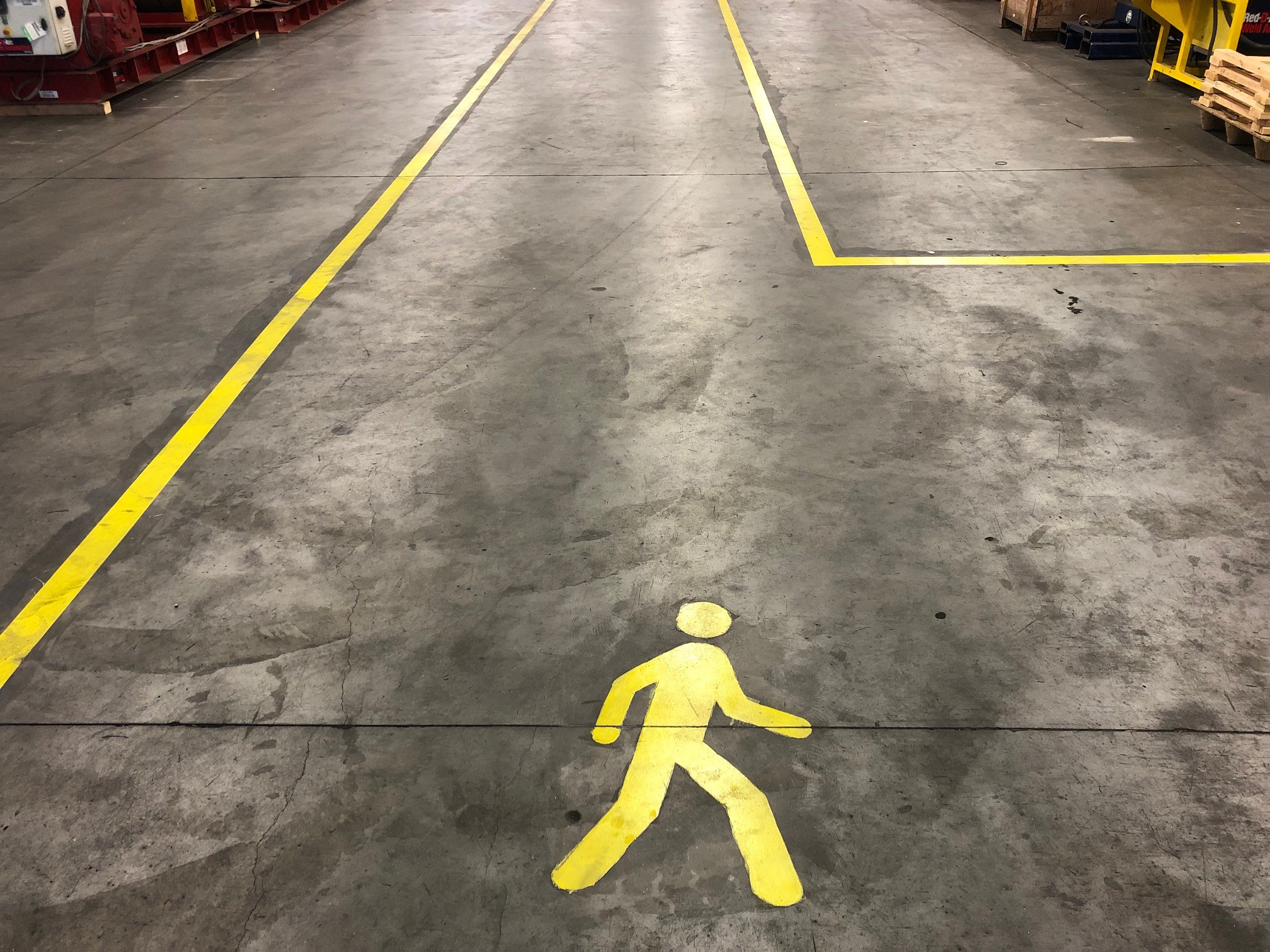 Floor markings in a work space - RibbStyle